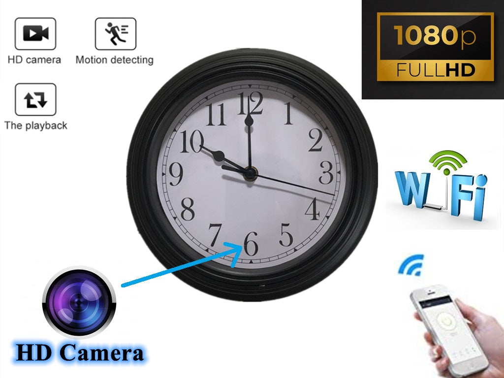 Spy Camera Wall Clock in NZ – Techlive