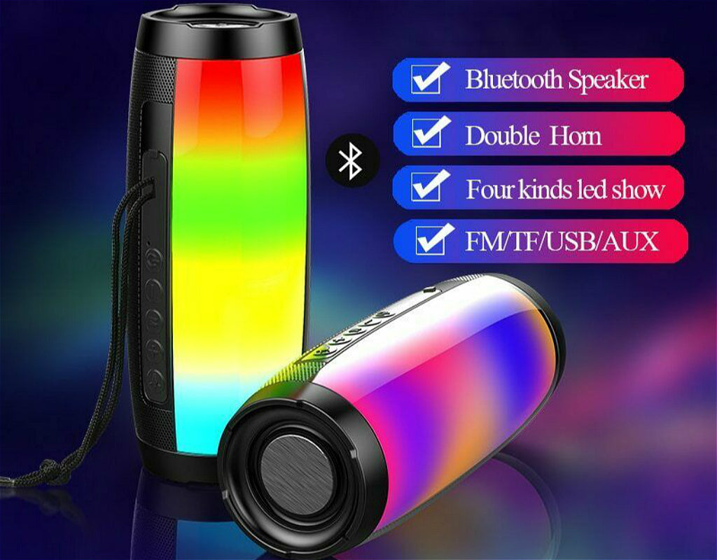 Bluetooth Speaker LED Lights FM Radio in NZ – Techlive